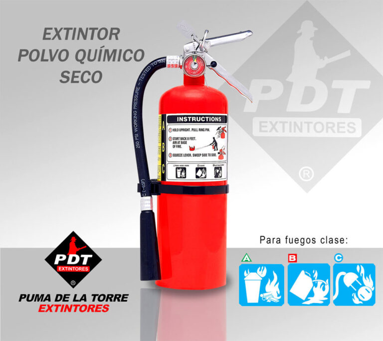 Extintor Polvo Químico Seco - Extintores PDT